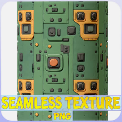 Sci-Fi Seamless Texture by zames1992d