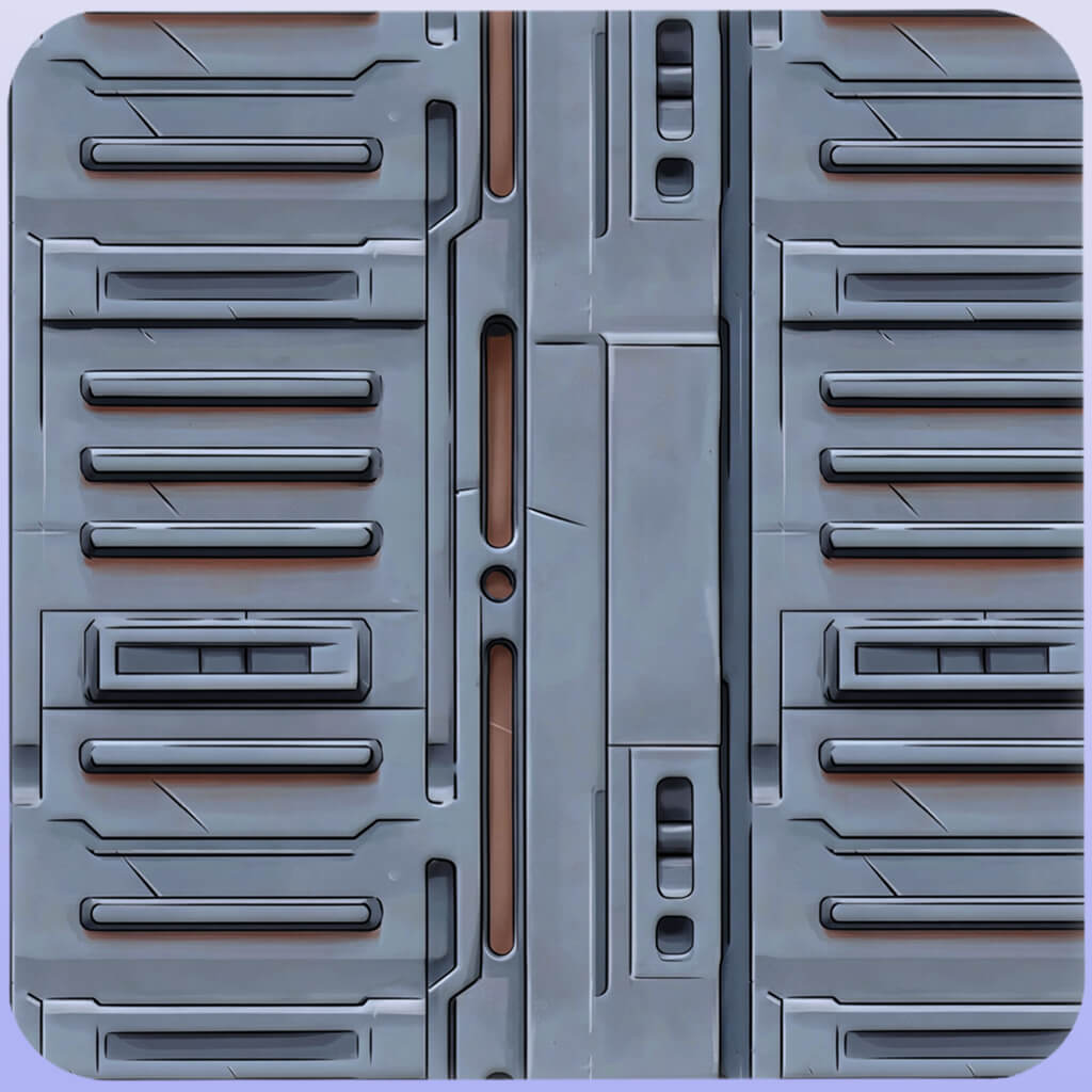 Sci-Fi Seamless Texture by zames1992d