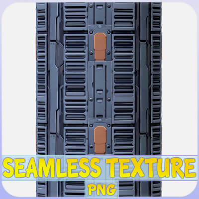 Sci-Fi Seamless Texture by zames1992d