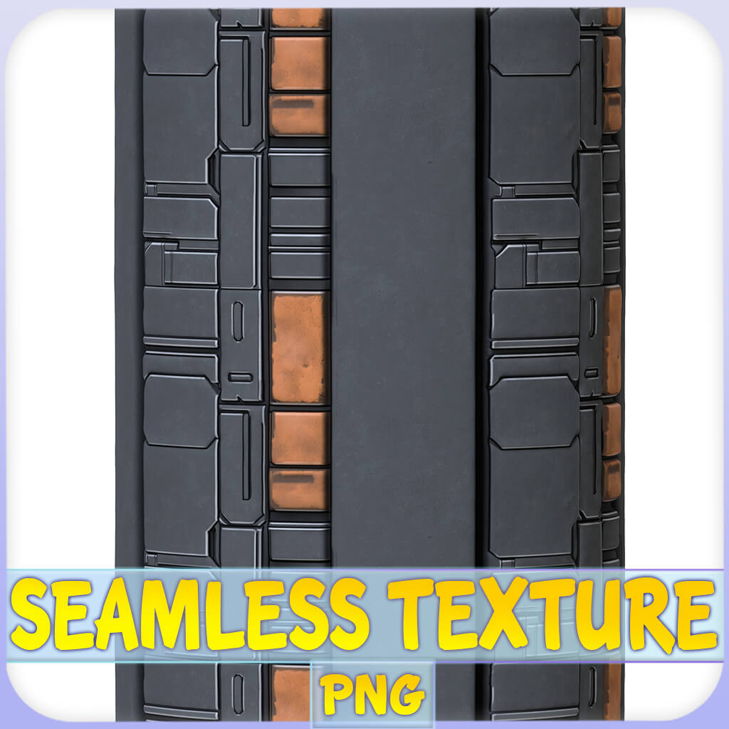 Sci-Fi Seamless Texture by zames1992d