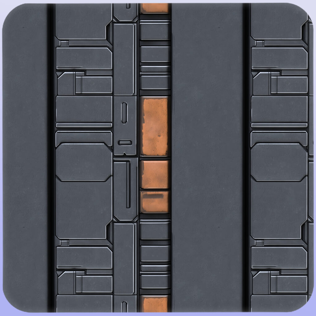 Sci-Fi Seamless Texture by zames1992d