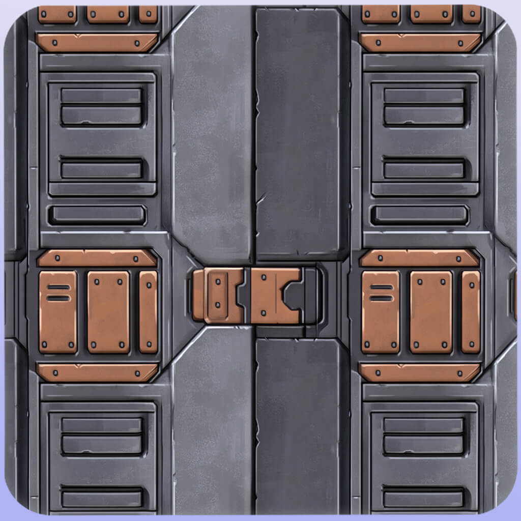 Sci-Fi Seamless Texture by zames1992d