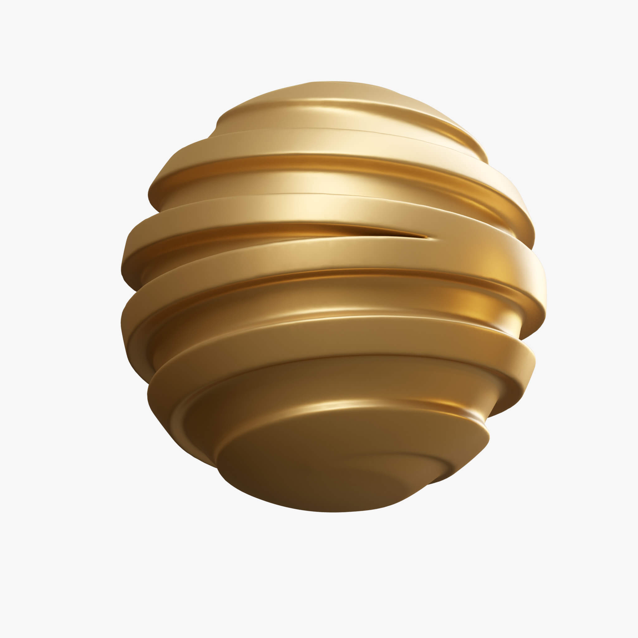 Sphere Ball Gold - 3D Model by zames1992d