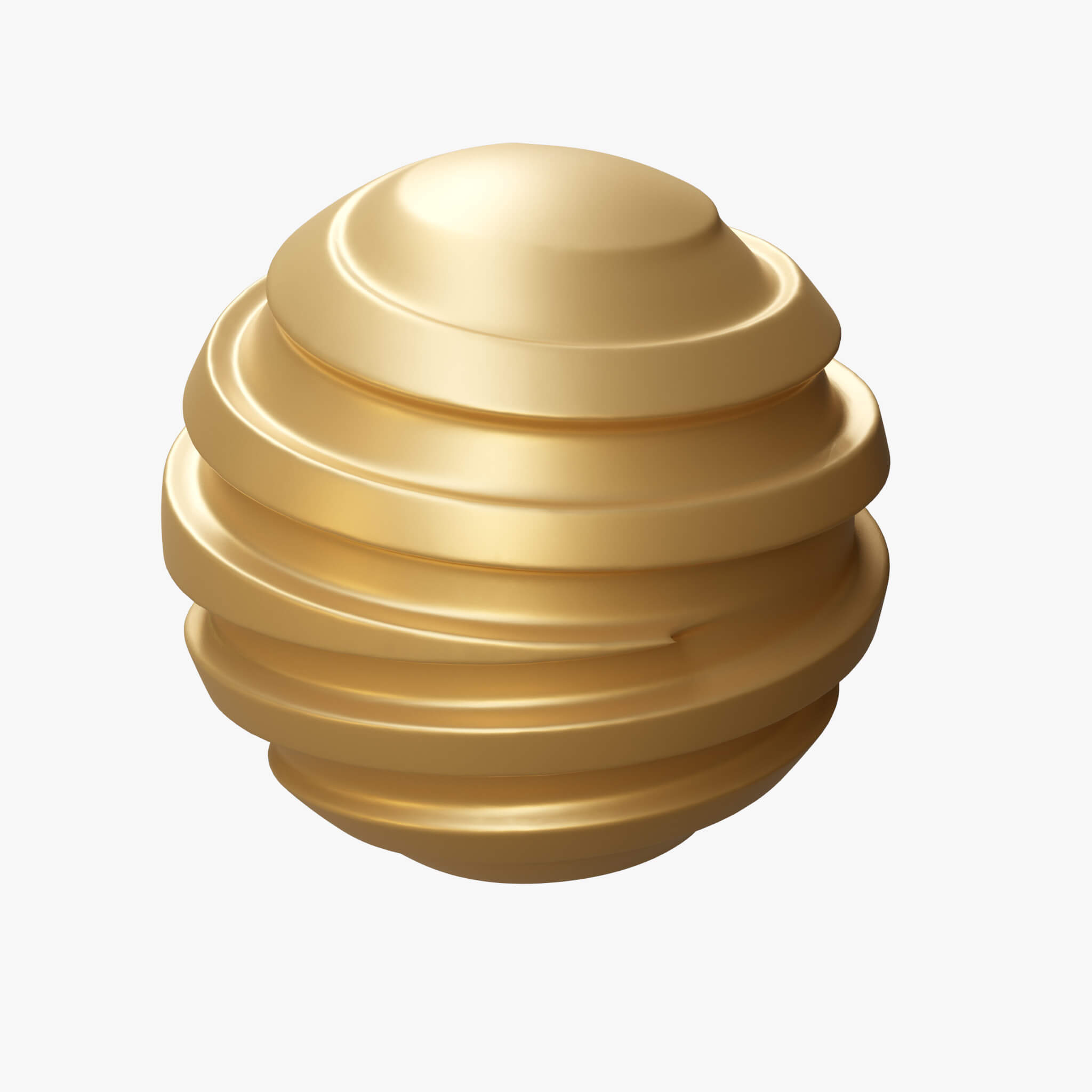 Sphere Ball Gold - 3D Model by zames1992d