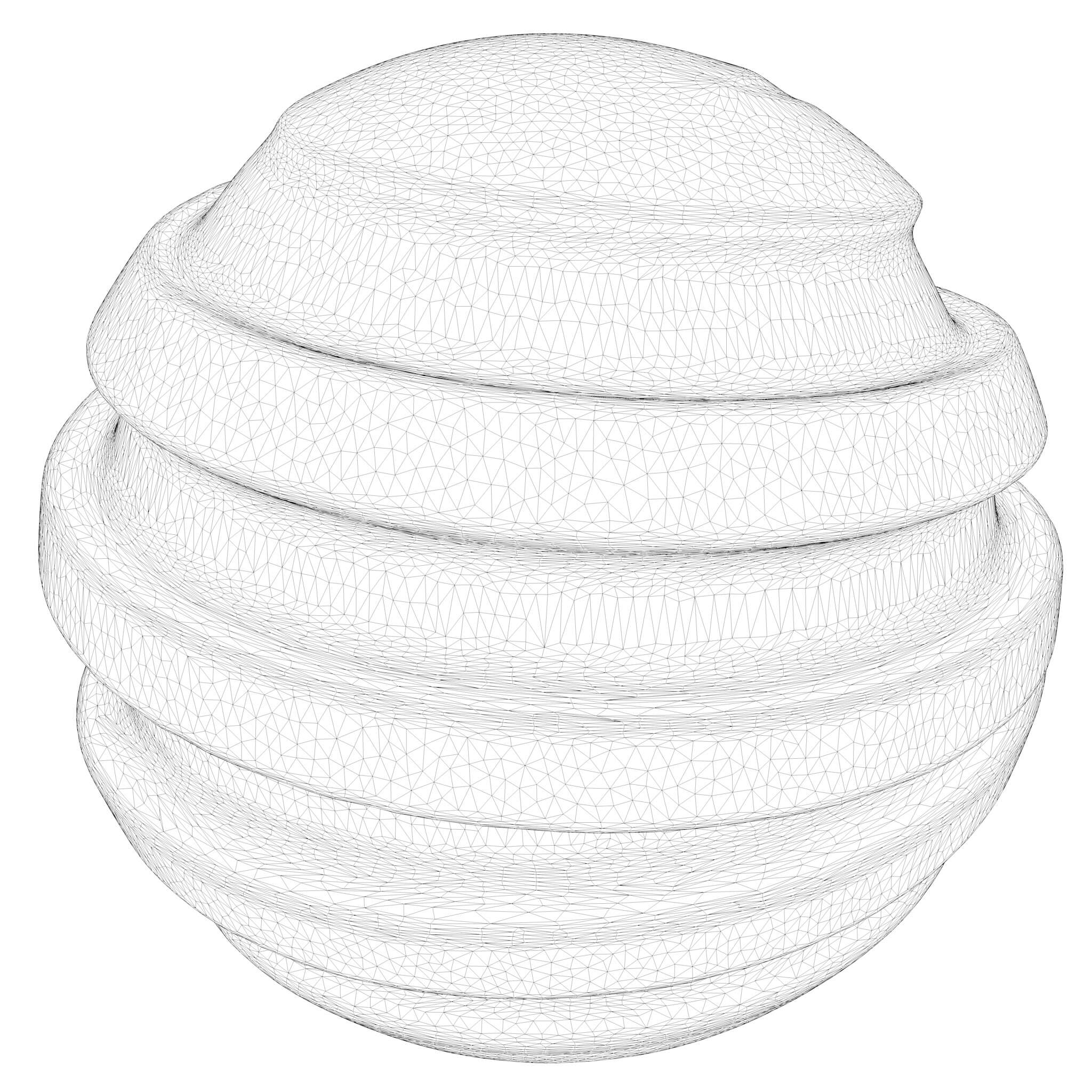 Sphere Ball Gold - 3D Model by zames1992d