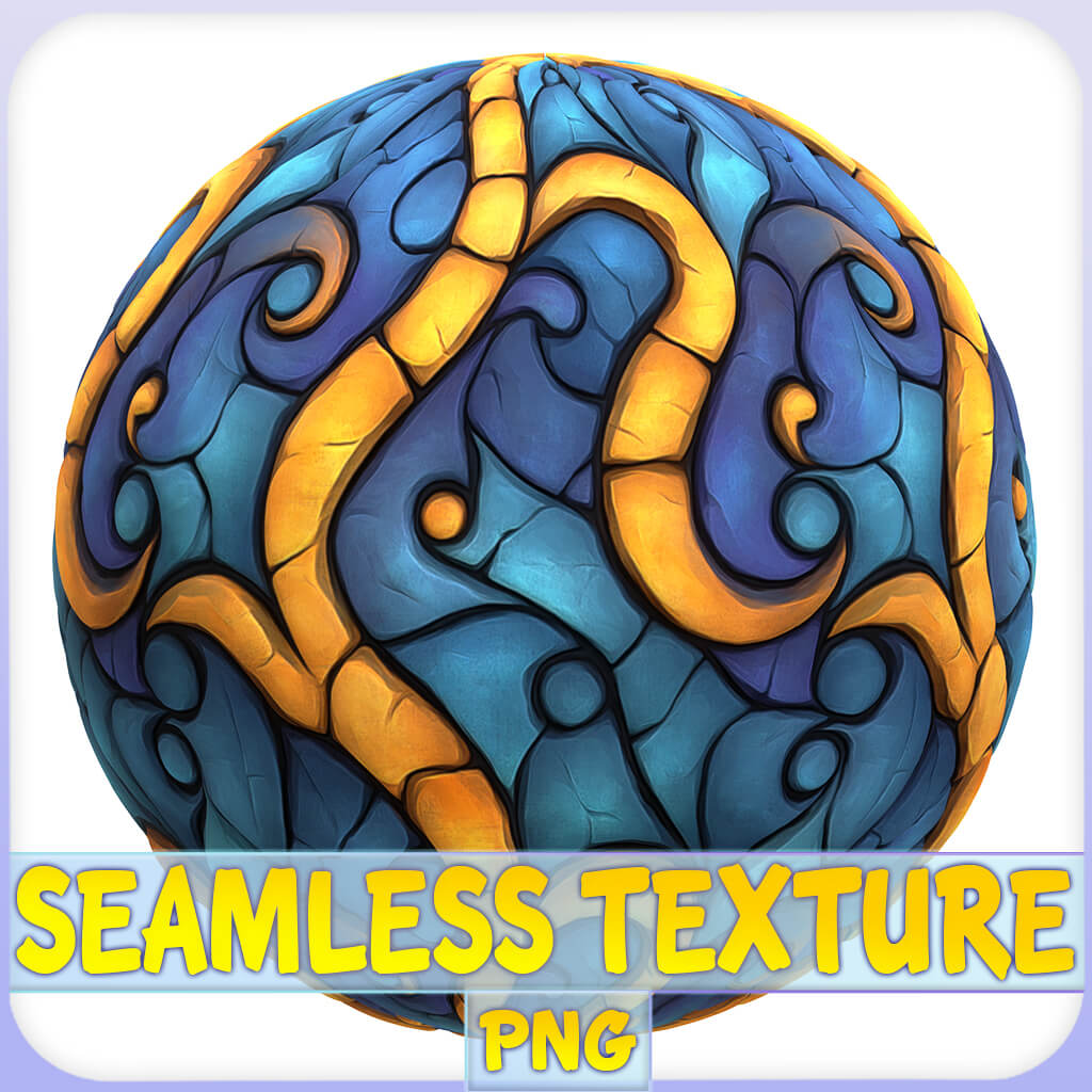 Stained Glass Seamless Texture by zames1992d