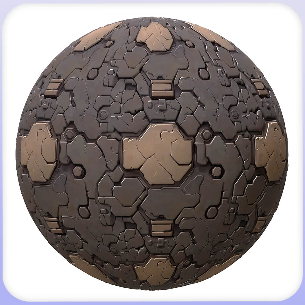 Stylized Alien Seamless Texture by zames1992d