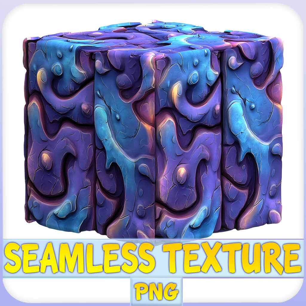 Stylized Alien Seamless Texture by zames1992d