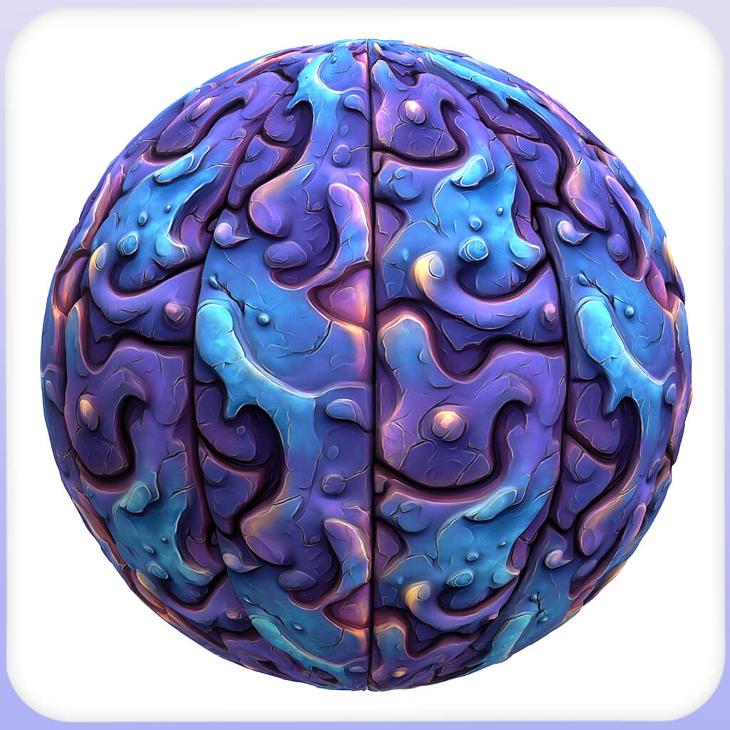 Stylized Alien Seamless Texture by zames1992d