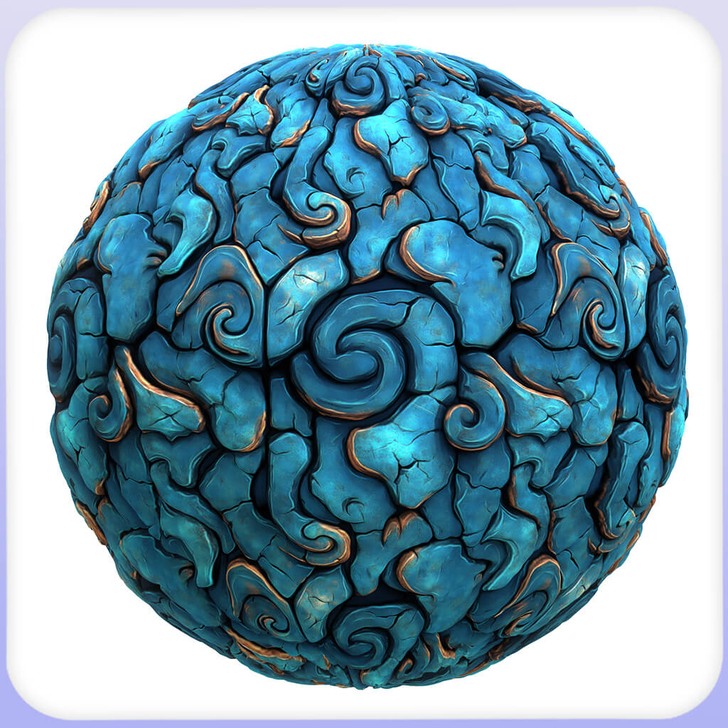 Stylized Alien Seamless Texture by zames1992d