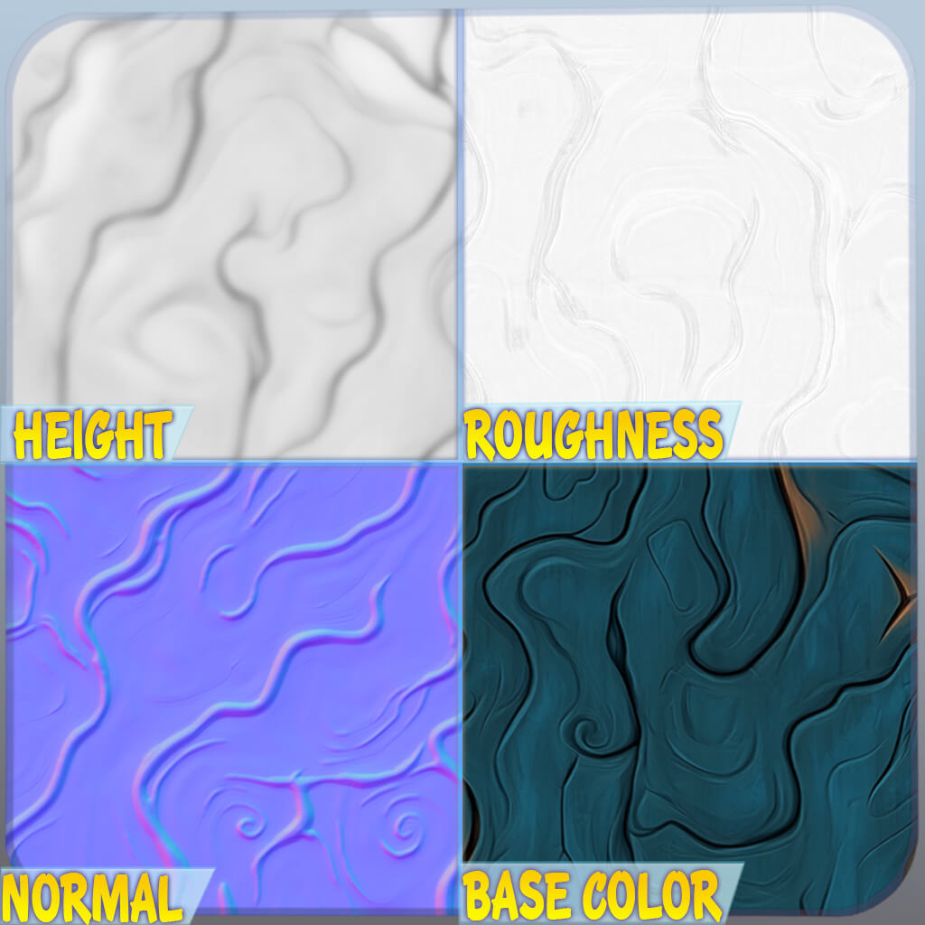 Stylized Alien Seamless Texture by zames1992d