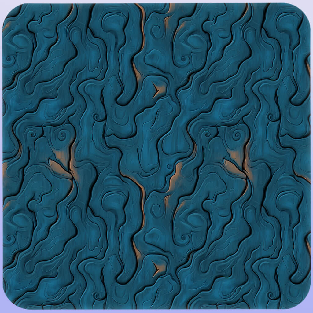 Stylized Alien Seamless Texture by zames1992d