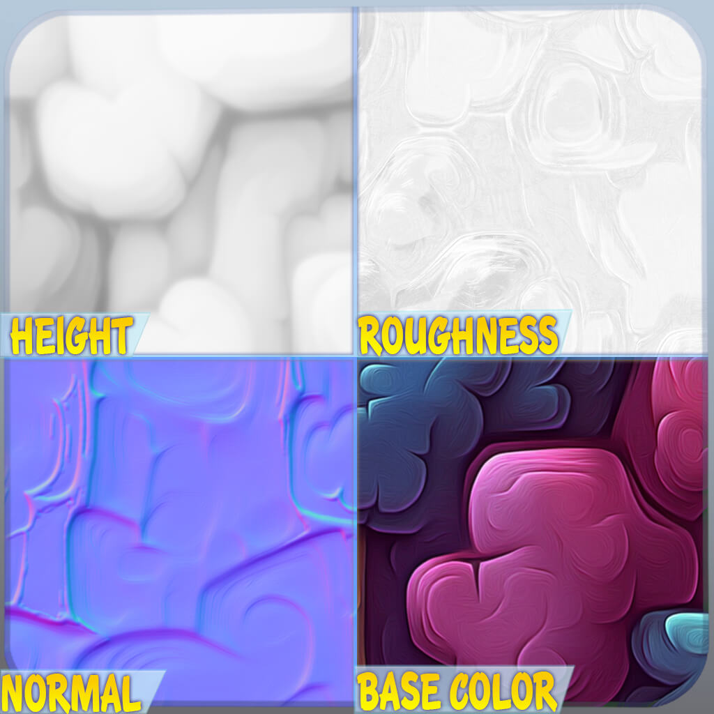 Stylized Alien Seamless Texture by zames1992d