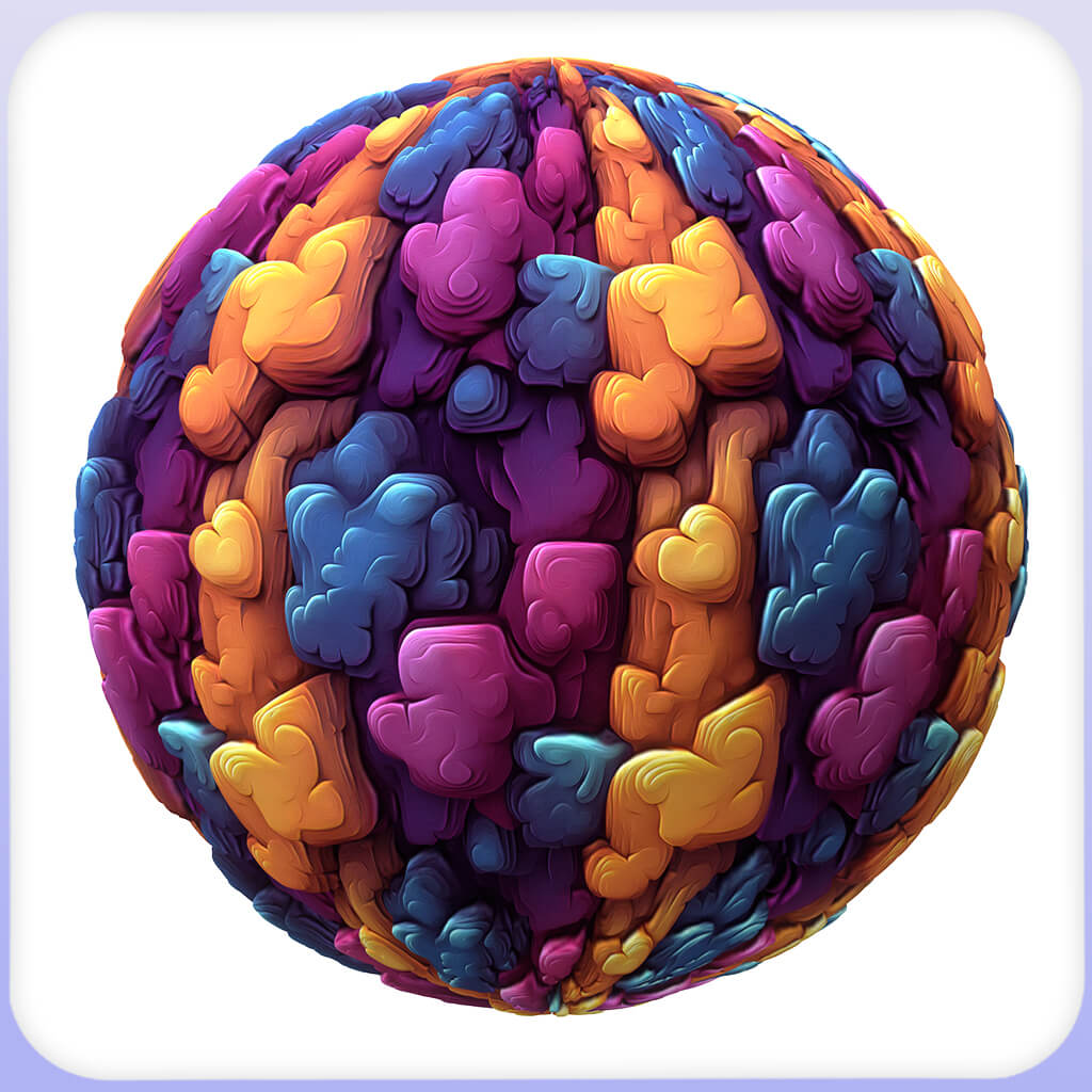 Stylized Alien Seamless Texture by zames1992d