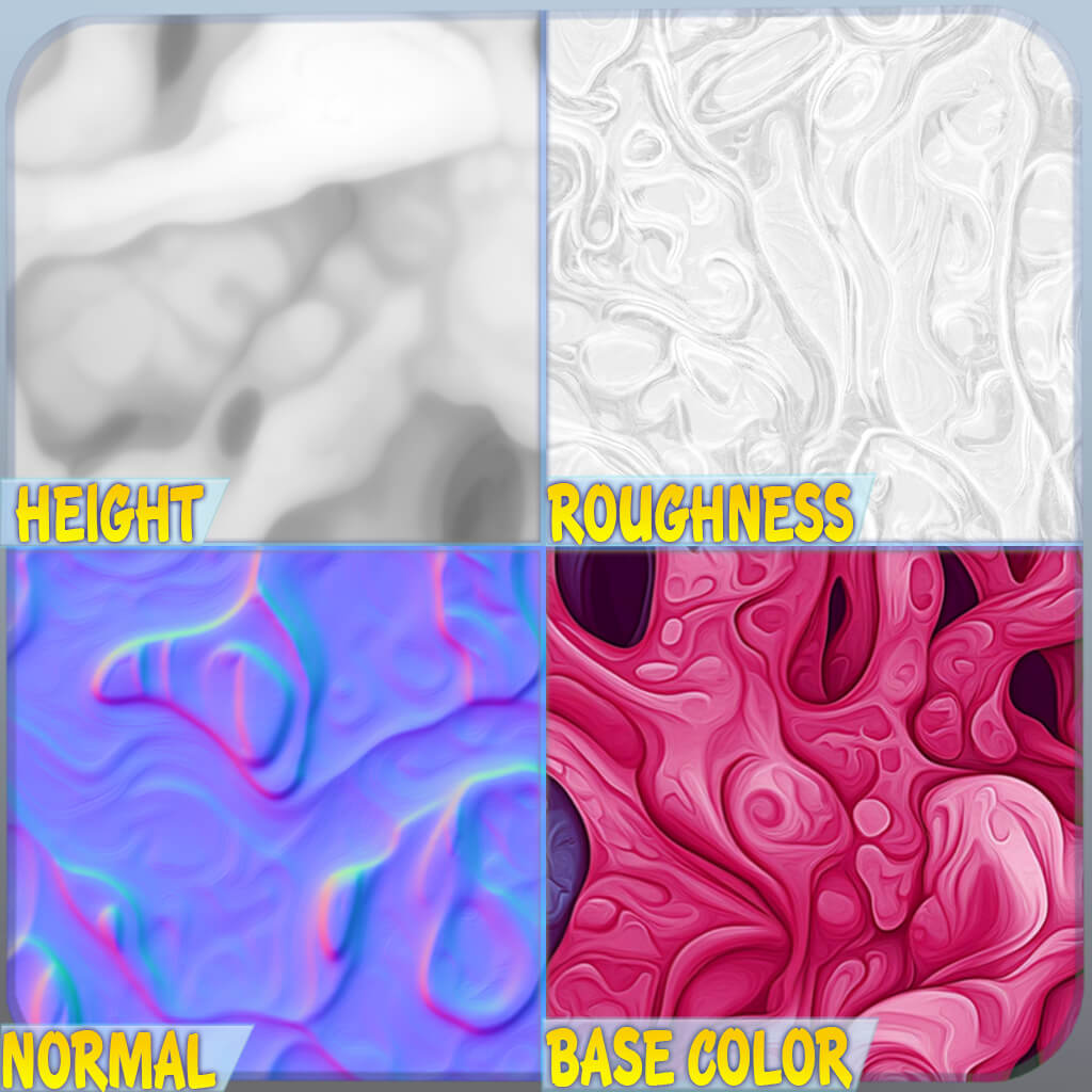 Stylized Alien Seamless Texture by zames1992d