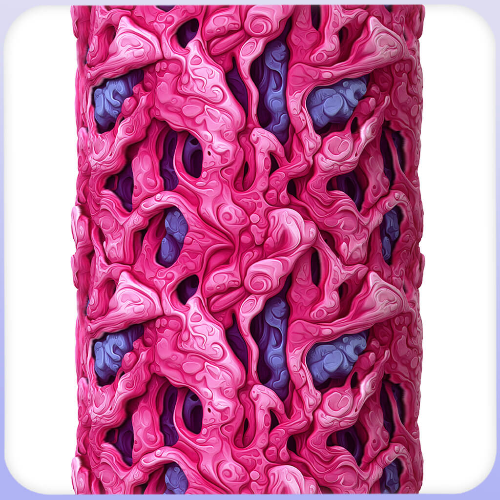 Stylized Alien Seamless Texture by zames1992d