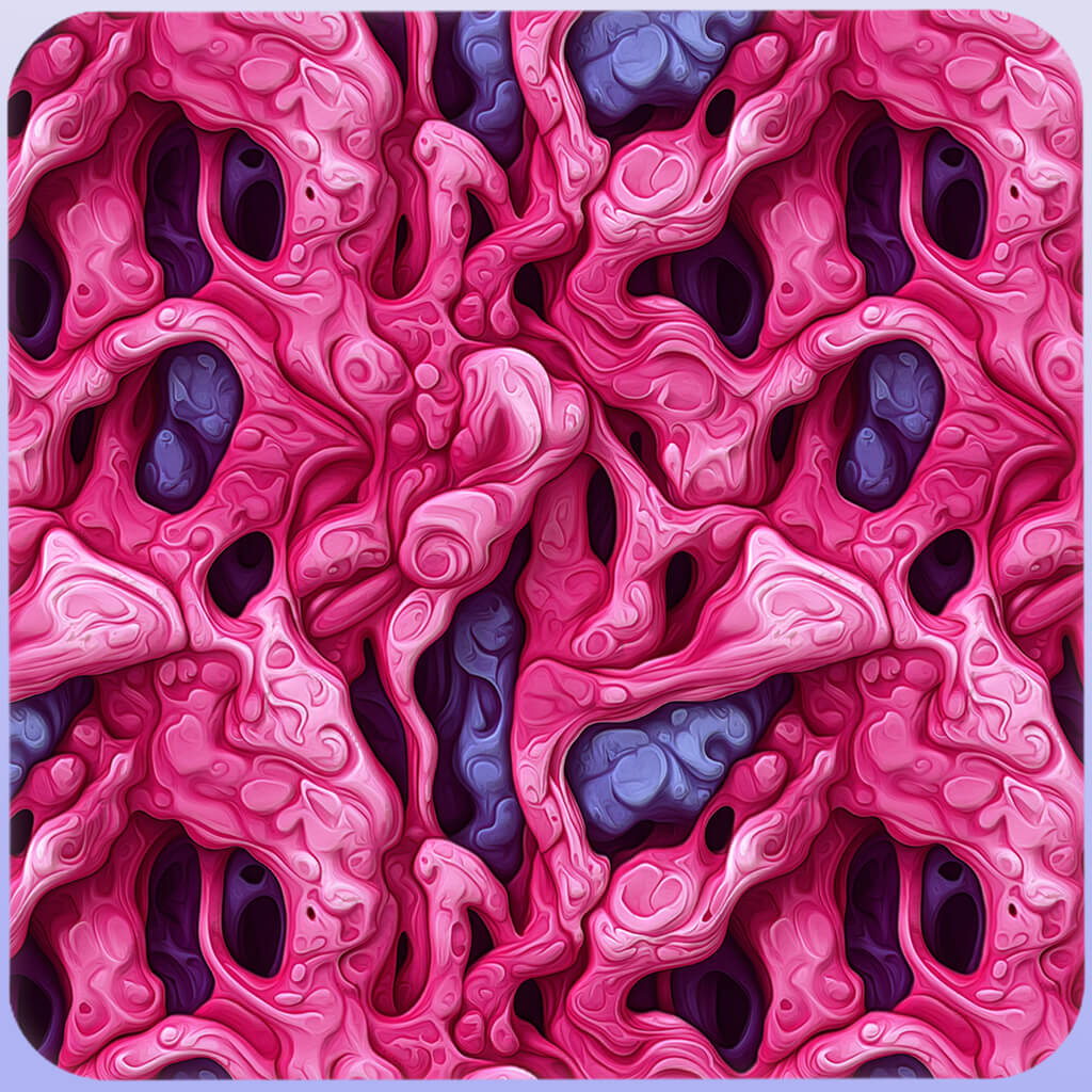 Stylized Alien Seamless Texture by zames1992d