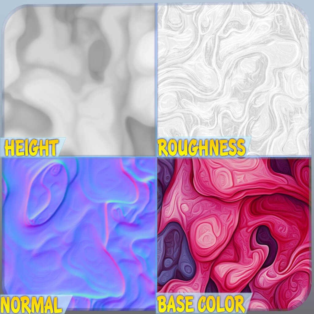 Stylized Alien Seamless Texture by zames1992d