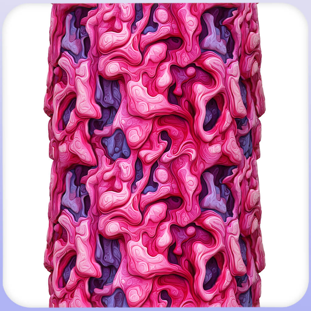 Stylized Alien Seamless Texture by zames1992d