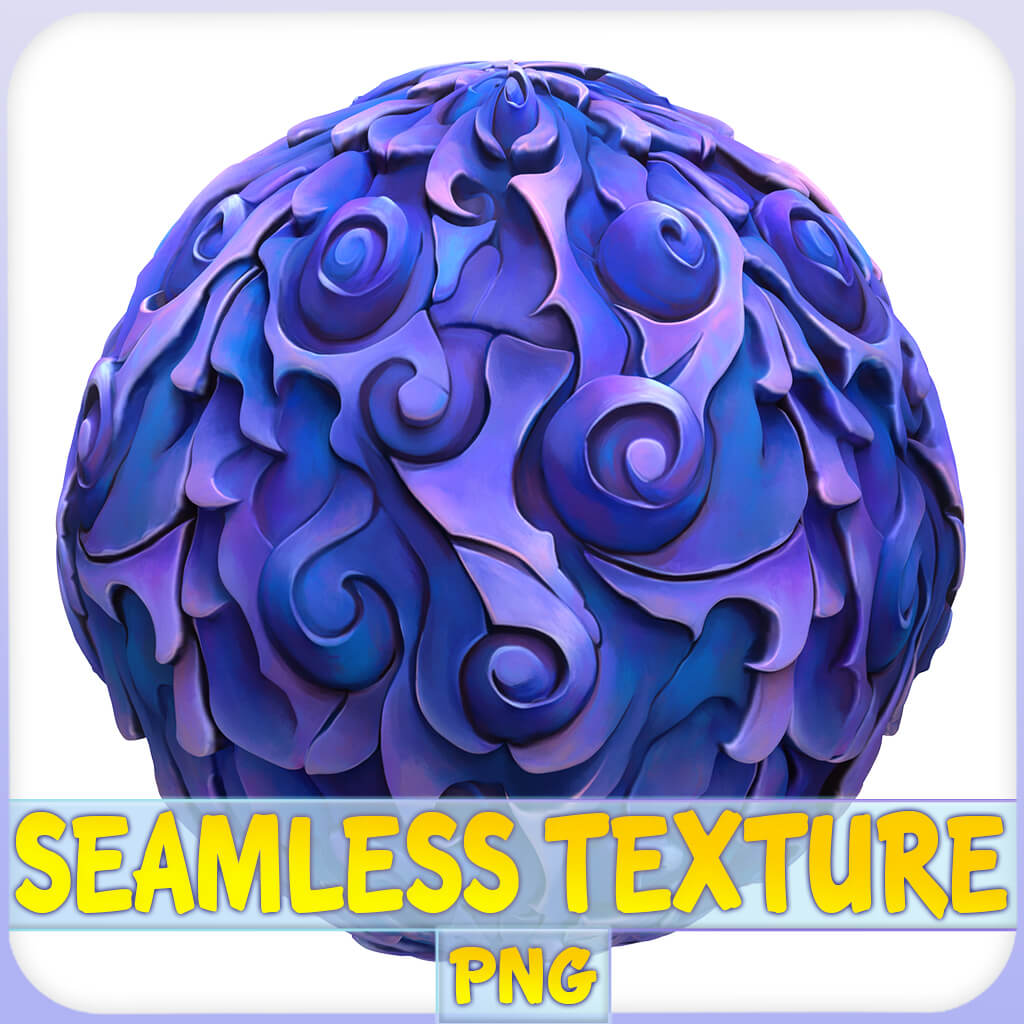 Stylized Alien Seamless Texture by zames1992d