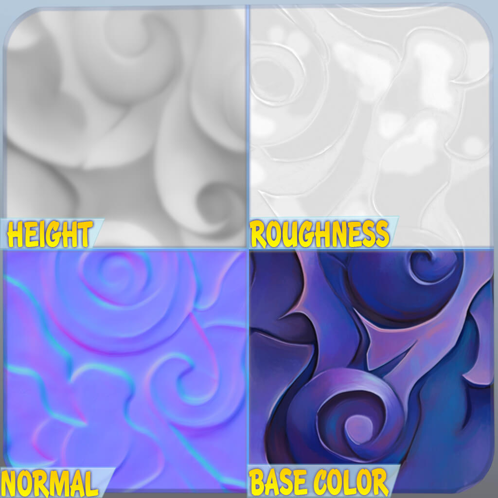 Stylized Alien Seamless Texture by zames1992d