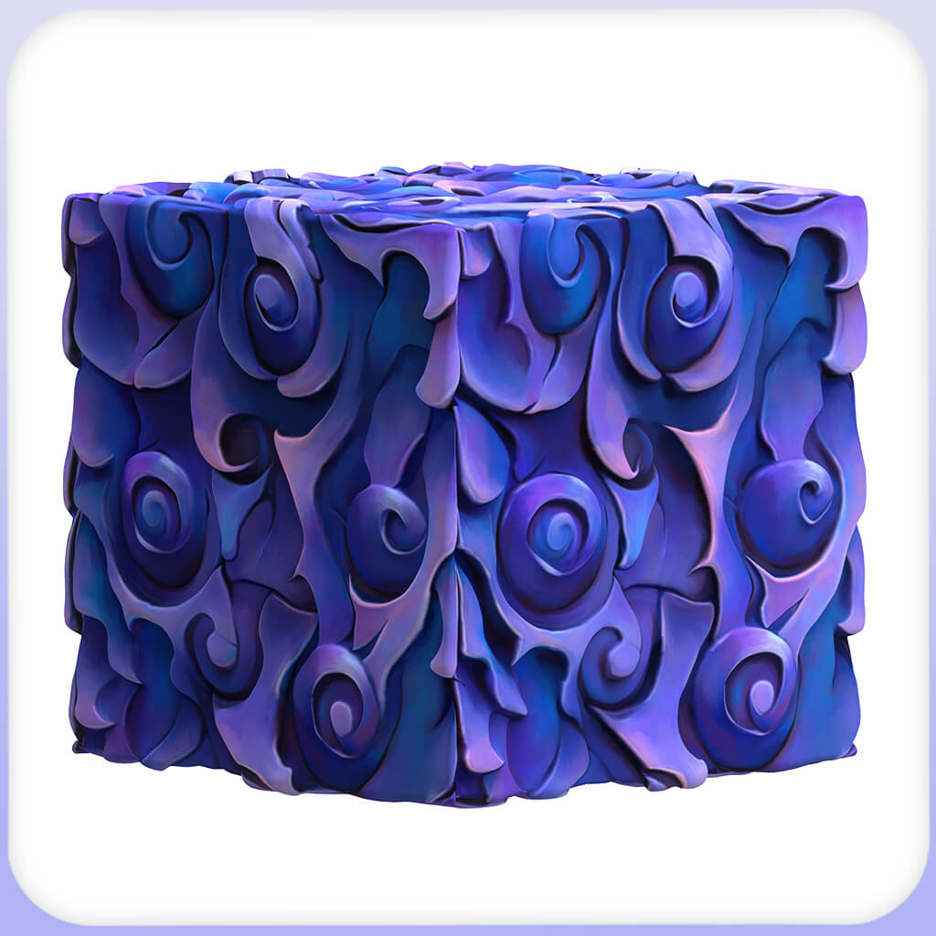 Stylized Alien Seamless Texture by zames1992d