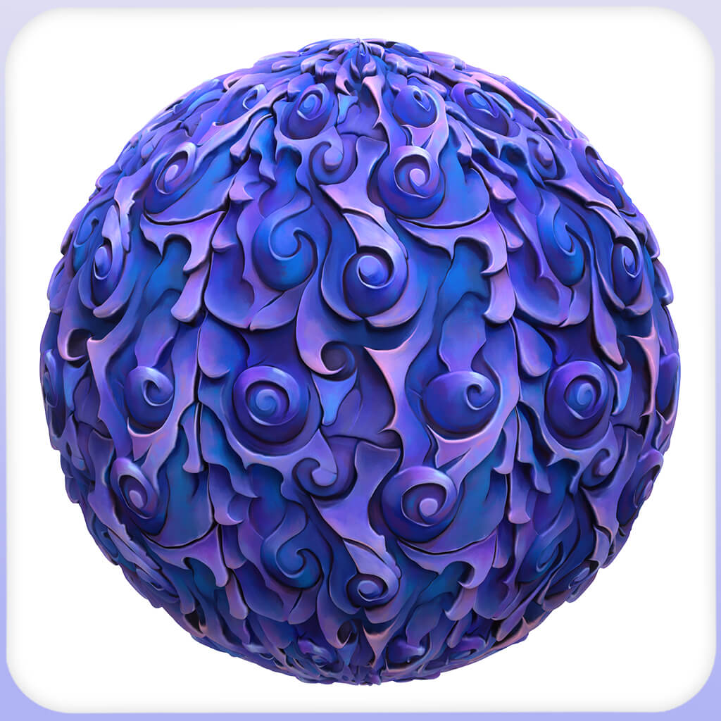 Stylized Alien Seamless Texture by zames1992d