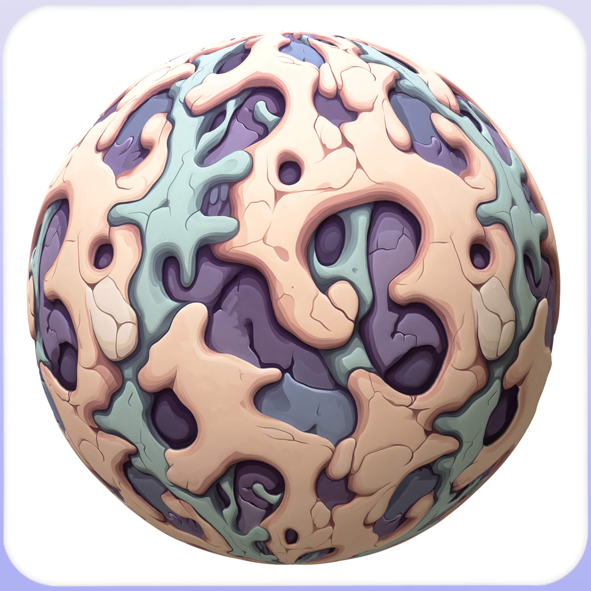 Stylized Alien Seamless Texture by zames1992d