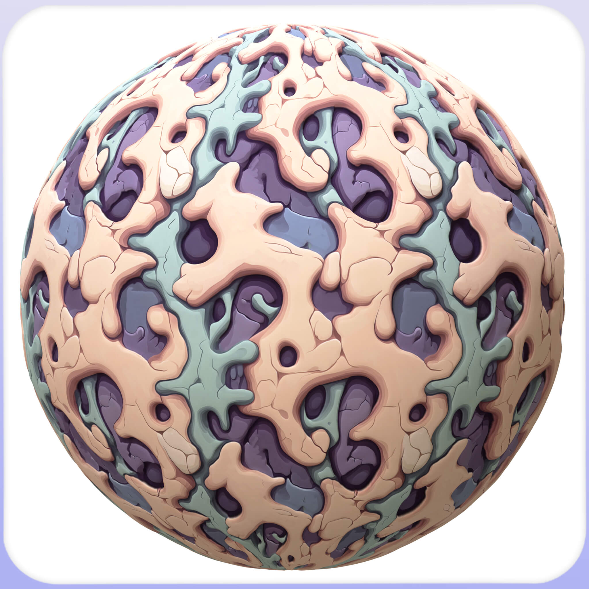 Stylized Alien Seamless Texture by zames1992d