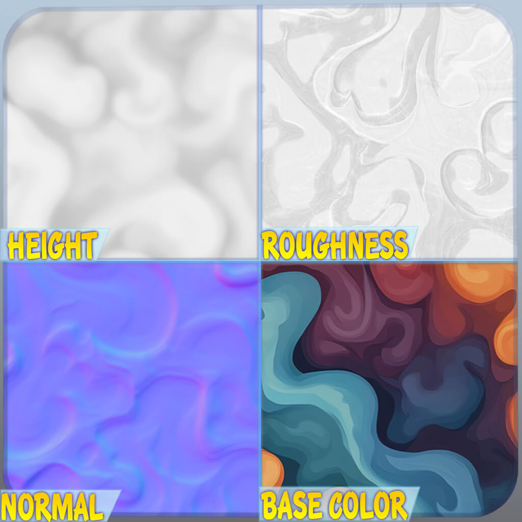 Stylized Alien Seamless Texture by zames1992d