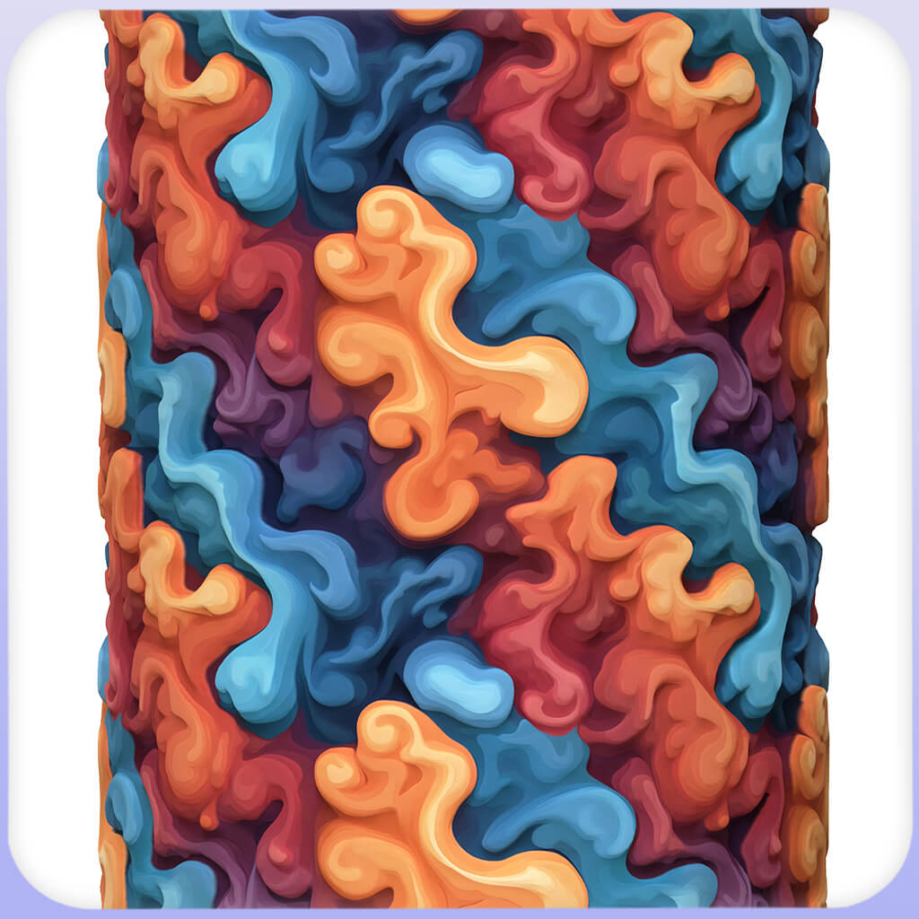 Stylized Alien Seamless Texture by zames1992d