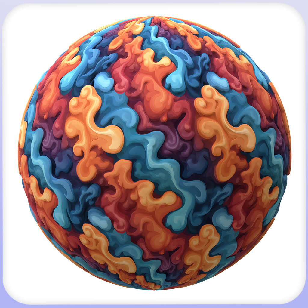 Stylized Alien Seamless Texture by zames1992d