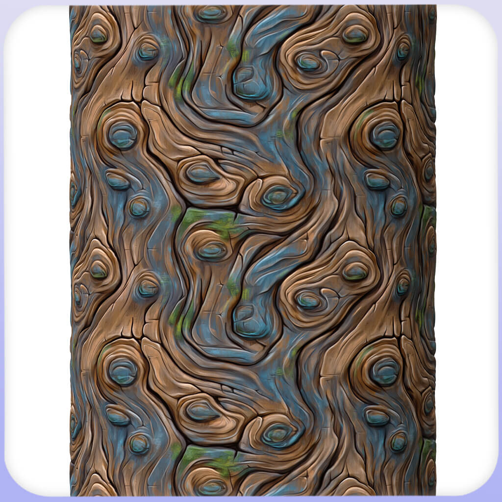 Stylized Alien Seamless Texture by zames1992d