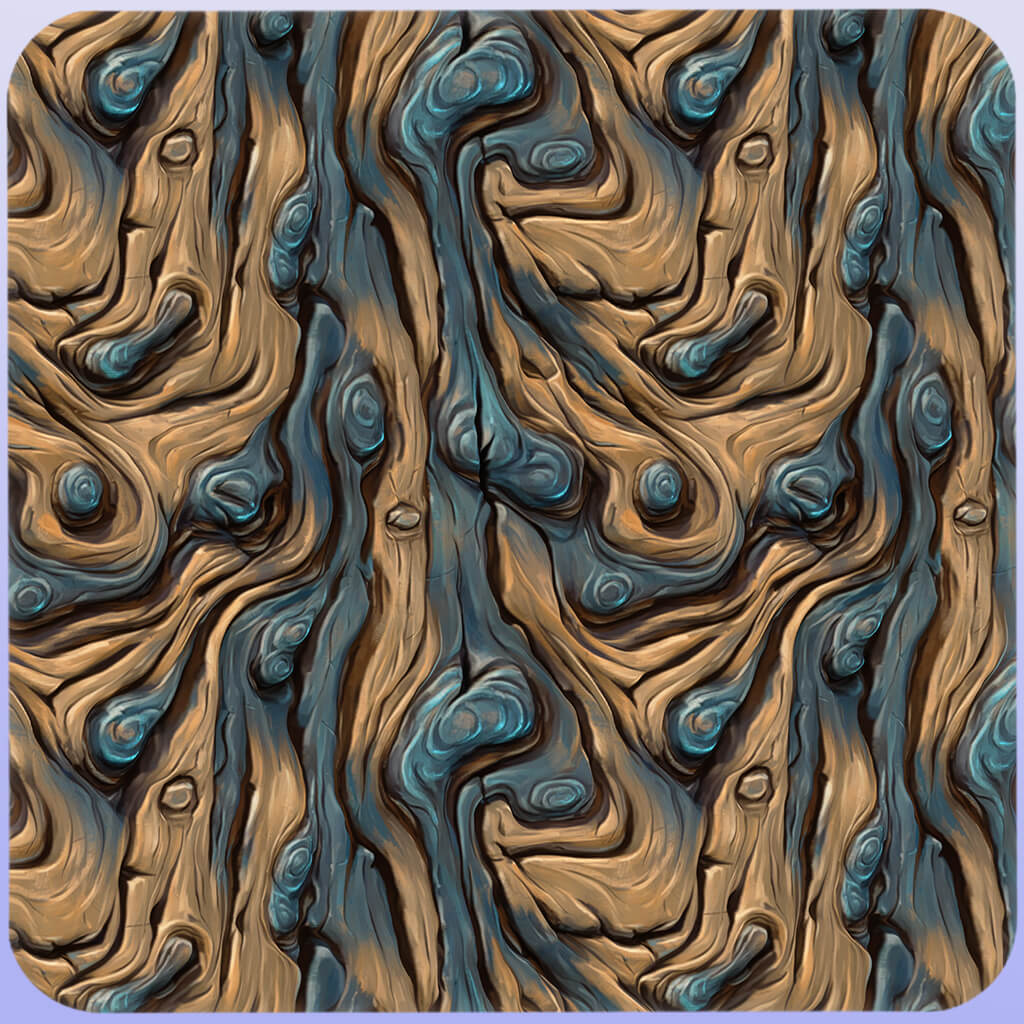 Stylized Alien Seamless Texture by zames1992d