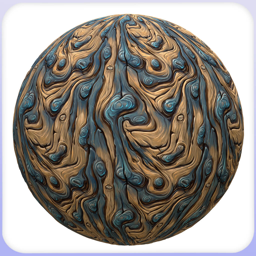 Stylized Alien Seamless Texture by zames1992d