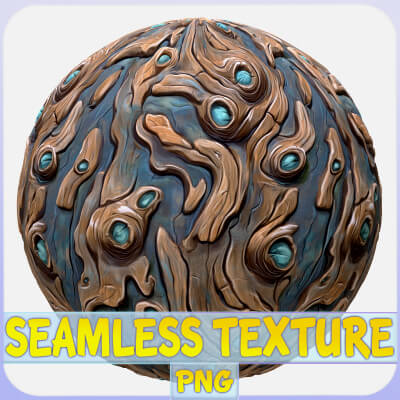 Stylized Alien Seamless Texture by zames1992d