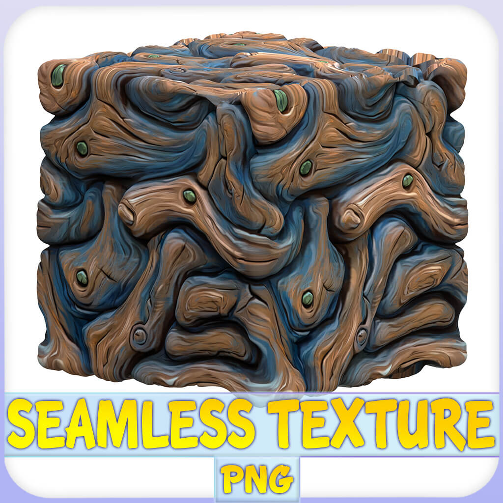 Stylized Alien Seamless Texture by zames1992d