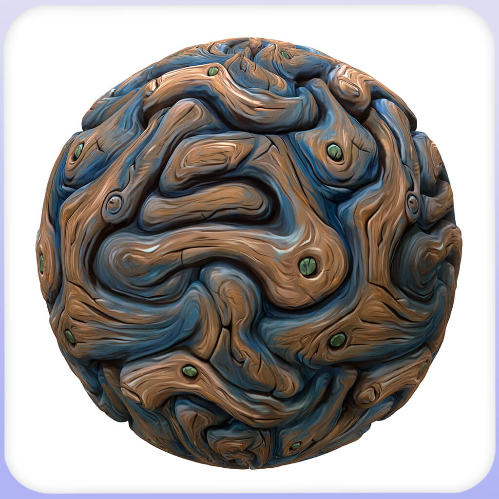 Stylized Alien Seamless Texture by zames1992d