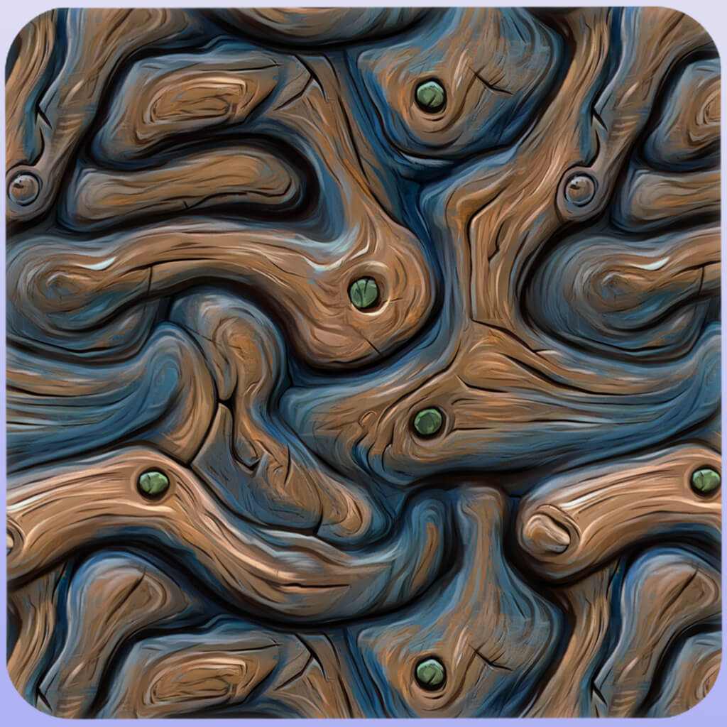 Stylized Alien Seamless Texture by zames1992d