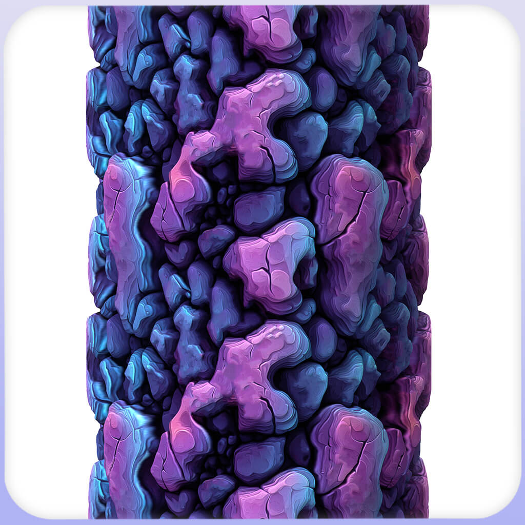 Stylized Alien Seamless Texture by zames1992d