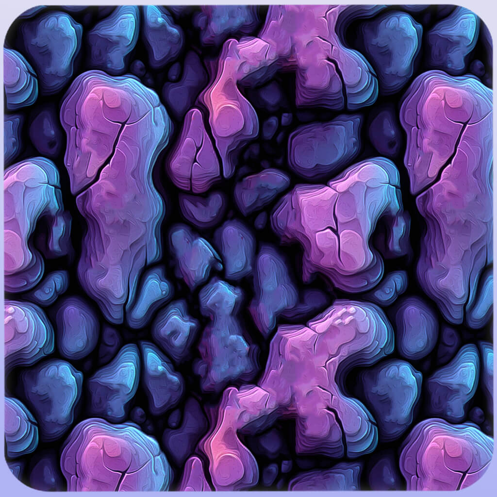 Stylized Alien Seamless Texture by zames1992d
