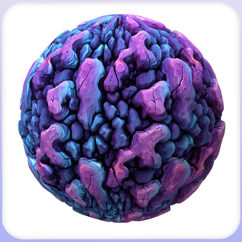 Stylized Alien Seamless Texture by zames1992d