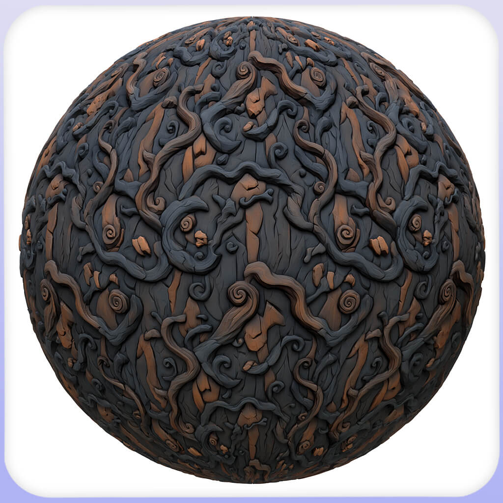 Stylized Alien Seamless Texture by zames1992d