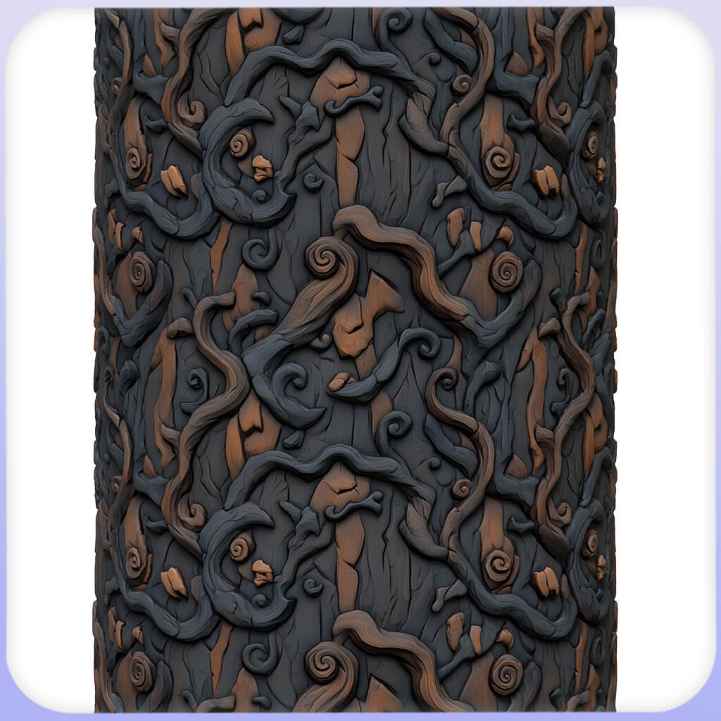 Stylized Alien Seamless Texture by zames1992d