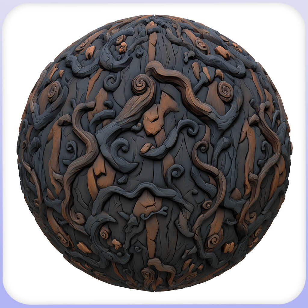 Stylized Alien Seamless Texture by zames1992d