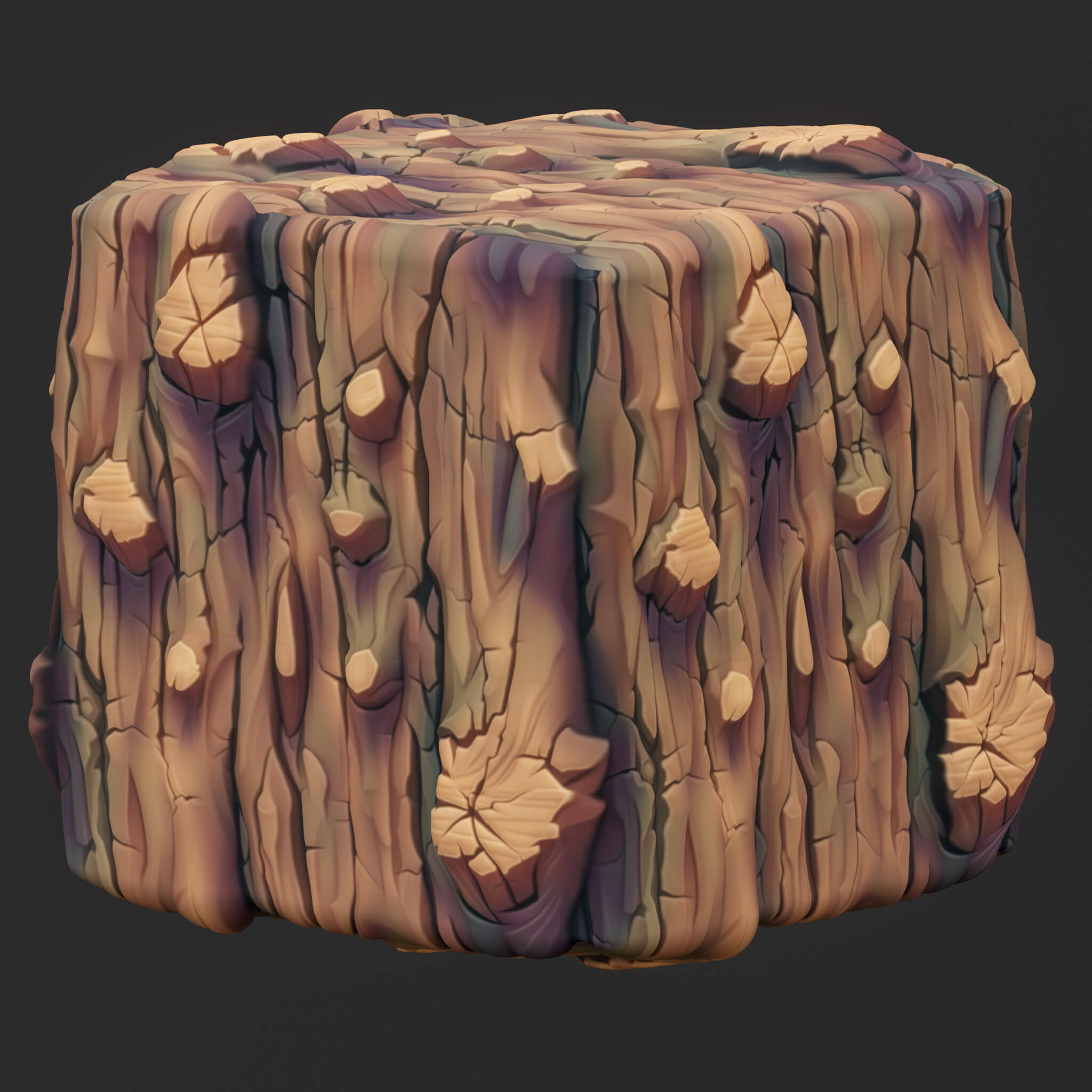 Stylized Bark Seamless Texture by zames1992d