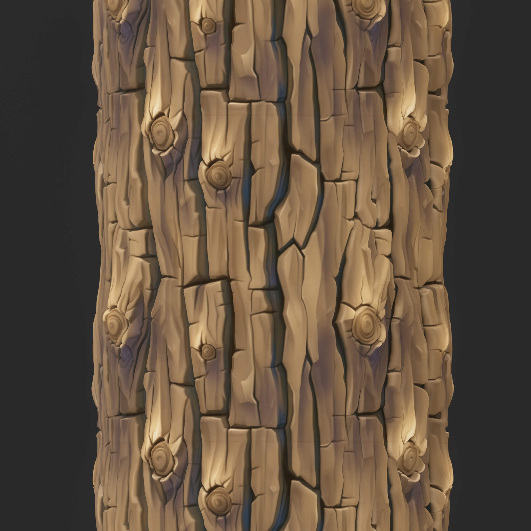 Stylized Bark Seamless Texture by zames1992d