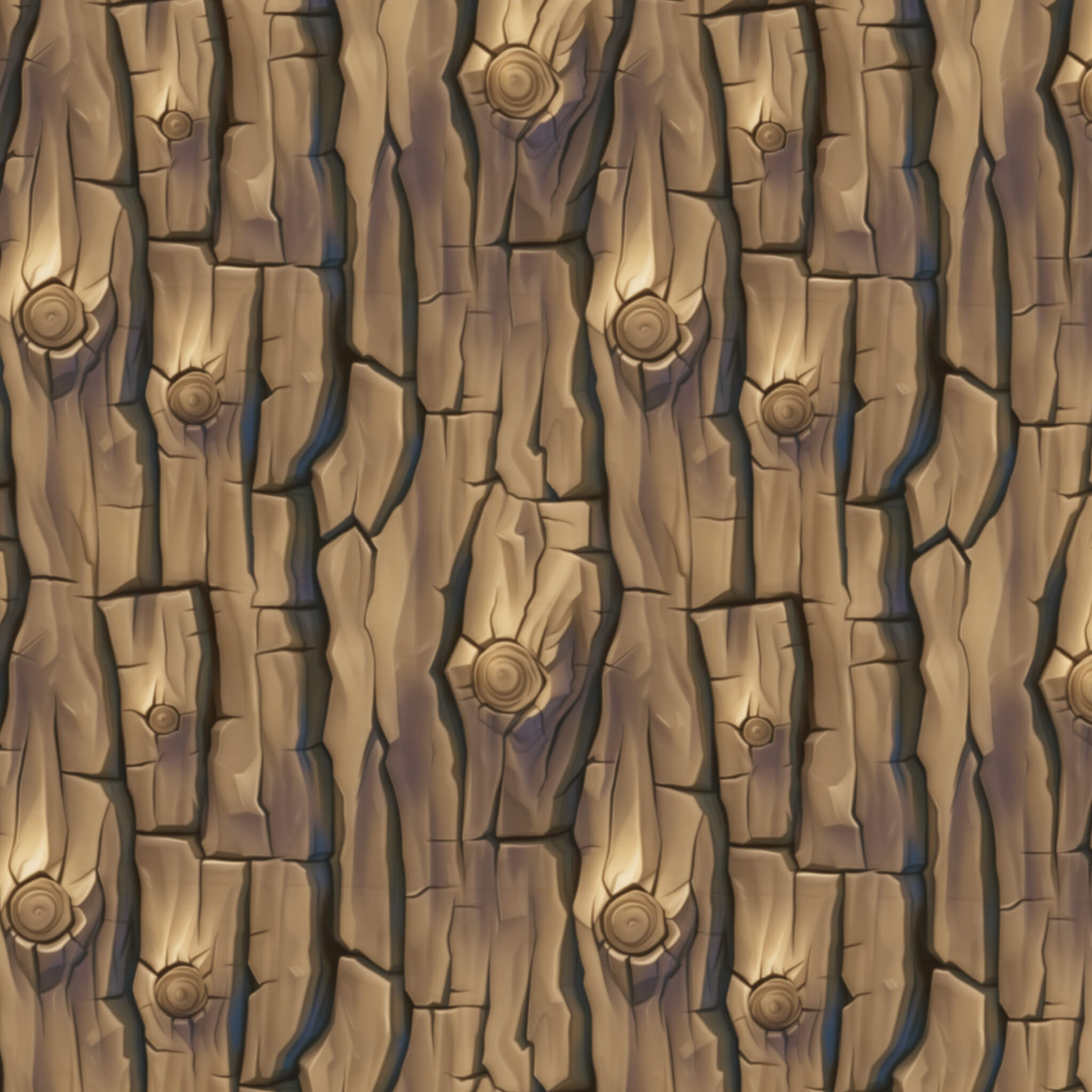 Stylized Bark Seamless Texture by zames1992d