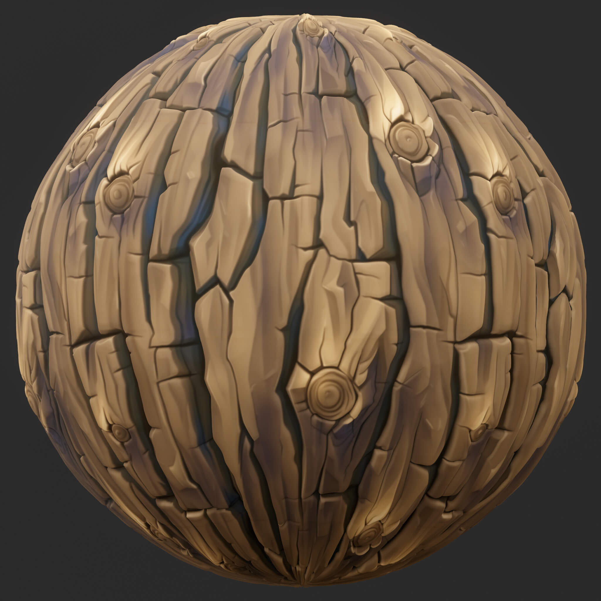 Stylized Bark Seamless Texture by zames1992d