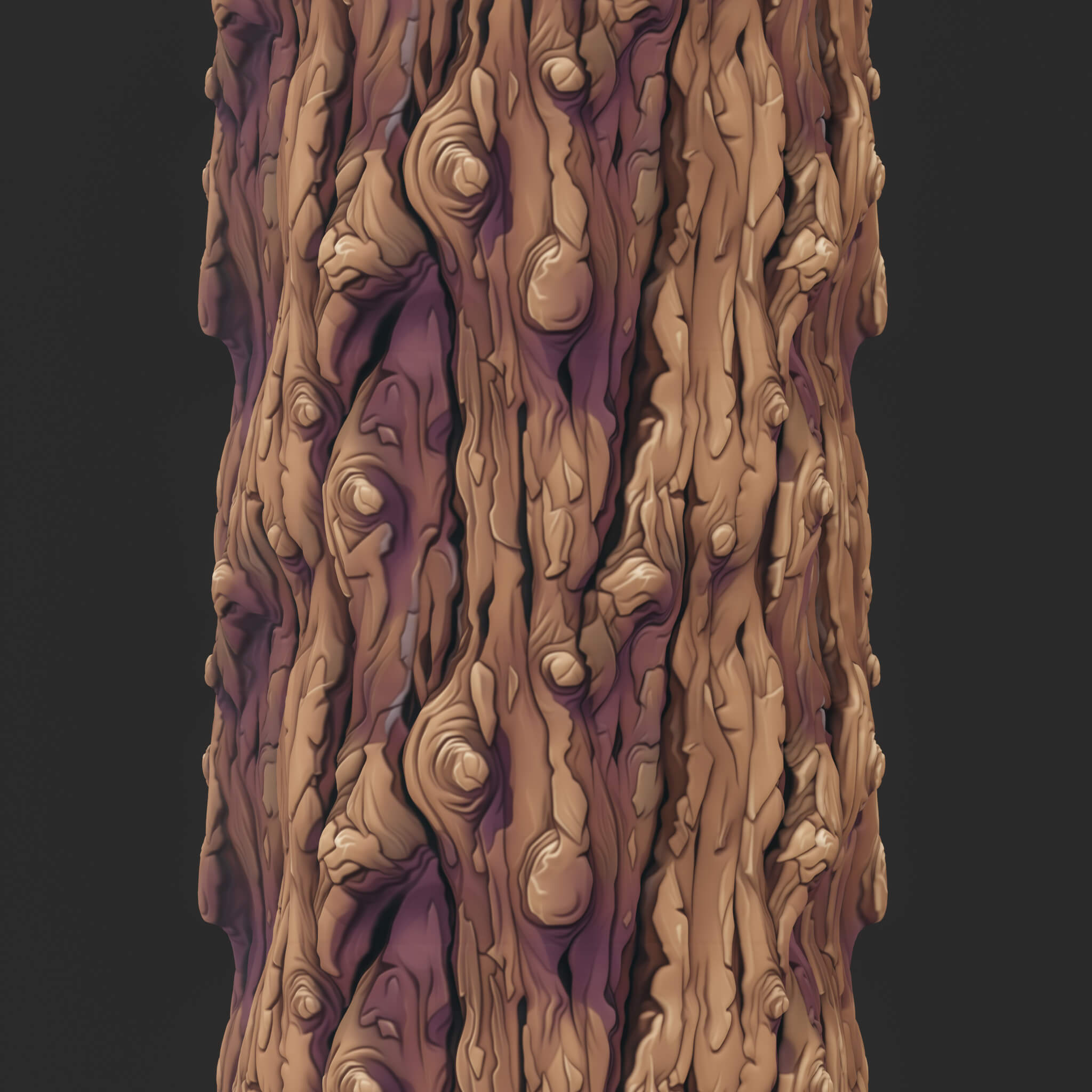 Stylized Bark Seamless Texture by zames1992d